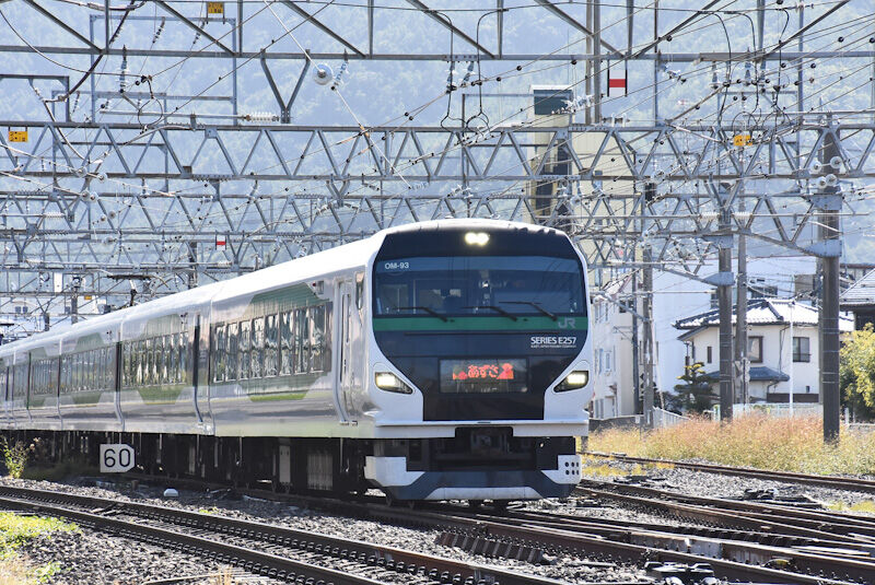 ona3のきままに撮り鉄 : 10月7日と9日撮影 臨時「あずさ」とE655系団臨