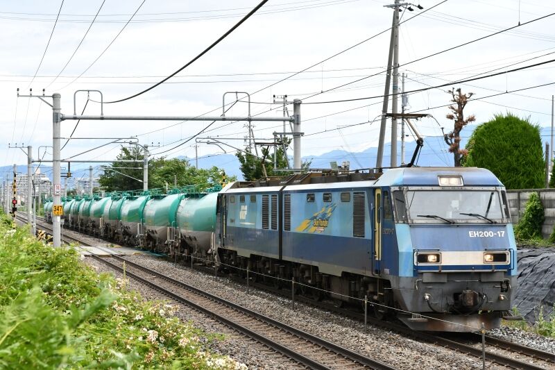 ona3のきままに撮り鉄 : 6月26日撮影 EH200が牽く西線貨物8084ﾚと8872ﾚより