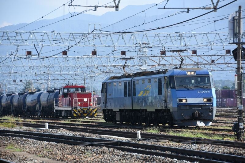 ona3のきままに撮り鉄 : 本日撮影 塩尻大門にてEH200ハンドル訓練と・・「あずさ83号」他