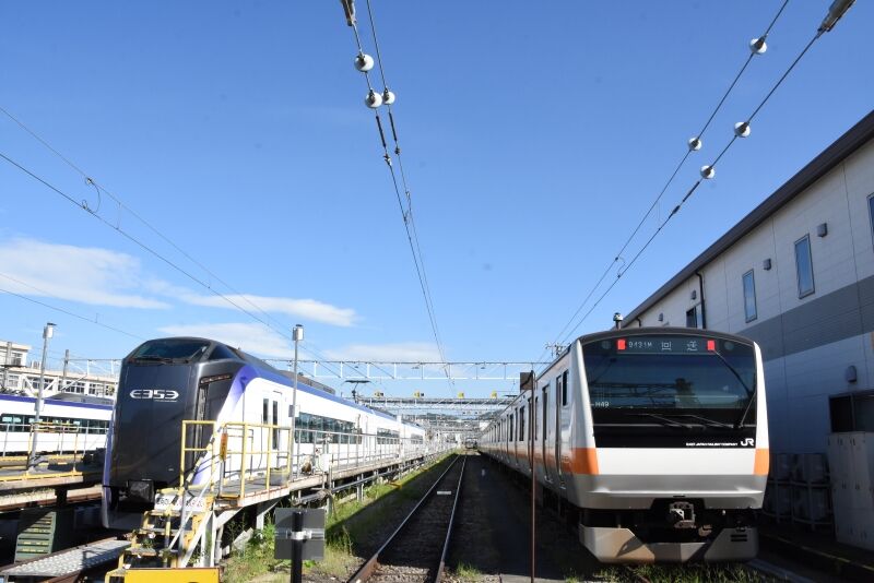 ona3のきままに撮り鉄 : 本日の撮影 諏訪湖花火臨 応援のE233系H49編成より その1