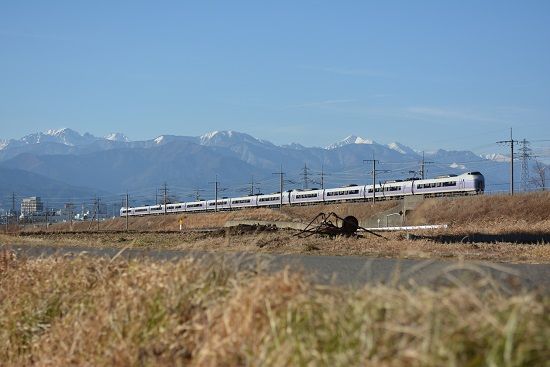 ona3のきままに撮り鉄 : 12月30日撮影 その4 E351系スーパーあずさ