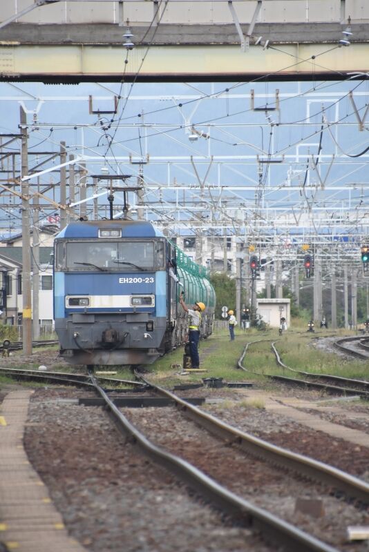 ona3のきままに撮り鉄 : 9月20日撮影 南松本にて西線貨物8084ﾚの機回しより