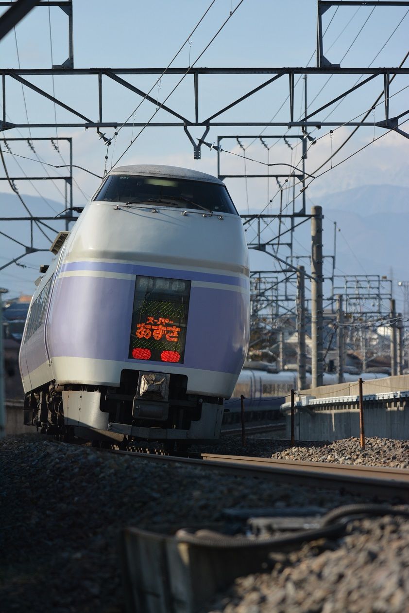 ona3のきままに撮り鉄 : 1月20日撮影 その6 E351系「スーパーあずさ」より
