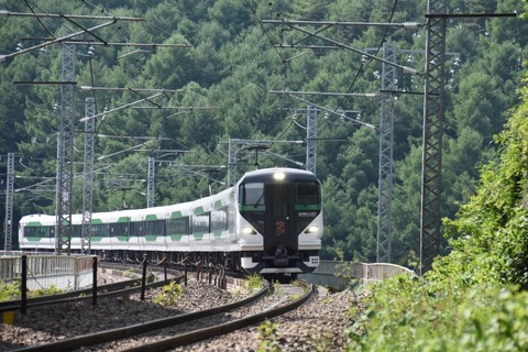 ona3のきままに撮り鉄 : 6月28日撮影 E257系5000番台による「あずさ83号」と本日の撮影「あずさ74号」