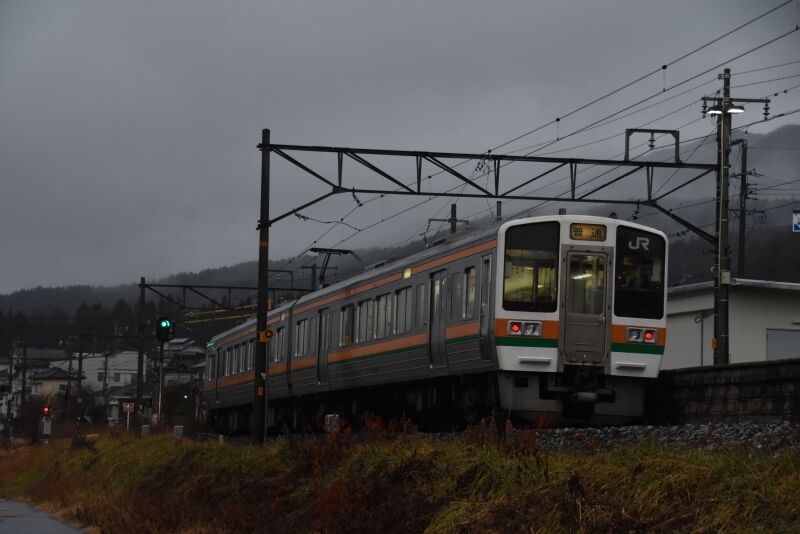 ona3のきままに撮り鉄 : 今週の飯田線 206M 213系5000番台を定点撮影から