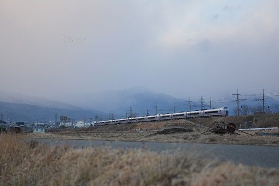 ona3のきままに撮り鉄 : 1月13日撮影 その9 E351系「スーパーあずさ」より