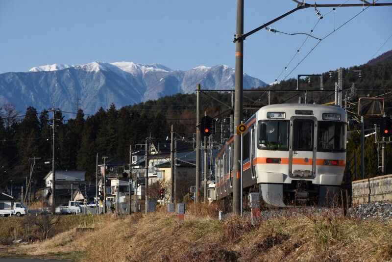 ona3のきままに撮り鉄 : 今週の飯田線 206M 定点撮影から