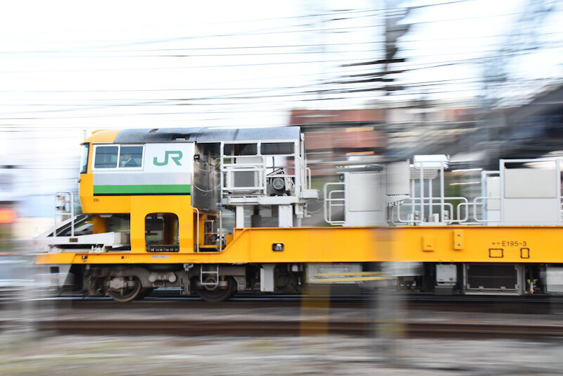 ona3のきままに撮り鉄 : 本日の撮影 南松本にてE195系ロンキヤ長野工臨返却回送より