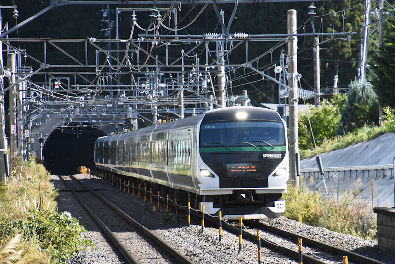 ona3のきままに撮り鉄 : 10月7日と9日撮影 臨時「あずさ」とE655系団臨