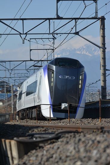 ona3のきままに撮り鉄 : 1月20日撮影 その4 E353系「スーパーあずさ」より