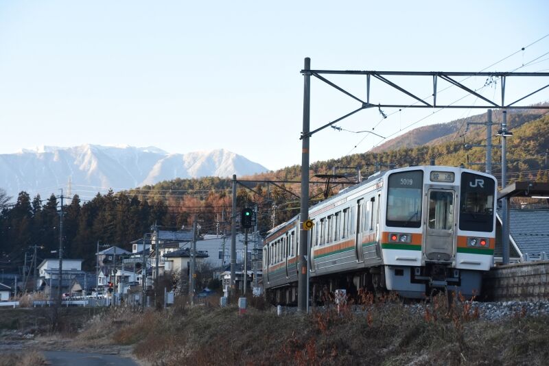 ona3のきままに撮り鉄 : 今週の飯田線 206M 定点撮影から