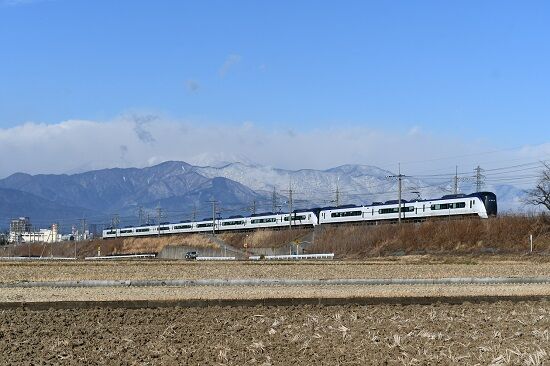 ona3のきままに撮り鉄 : 12月26日撮影 みどり湖にて E353系「あずさ」を撮影