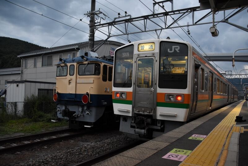 ona3のきままに撮り鉄 : 9月10日撮影 EF65-1115号機廃回 -岡谷駅にて-