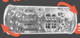 「TWISTON (ツイストン)」 回転・ピストン動作の電動オナホ 穴が貫通仕様 : オナホールホテル