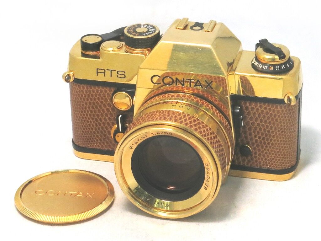 CONTAX RTS GOLD + Planar T* 50mm F1.4 AEJ GOLD 【AB】 ***SOLD OUT ...