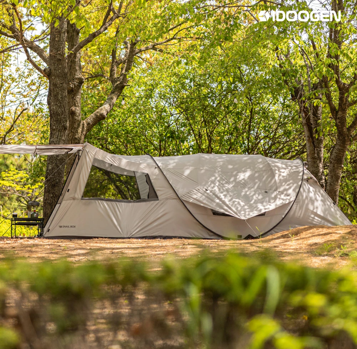 テントバカの新作テント情報(IDOOGEN SNAIL BOX TENT +FLY) : テントバカのキャンプブログ
