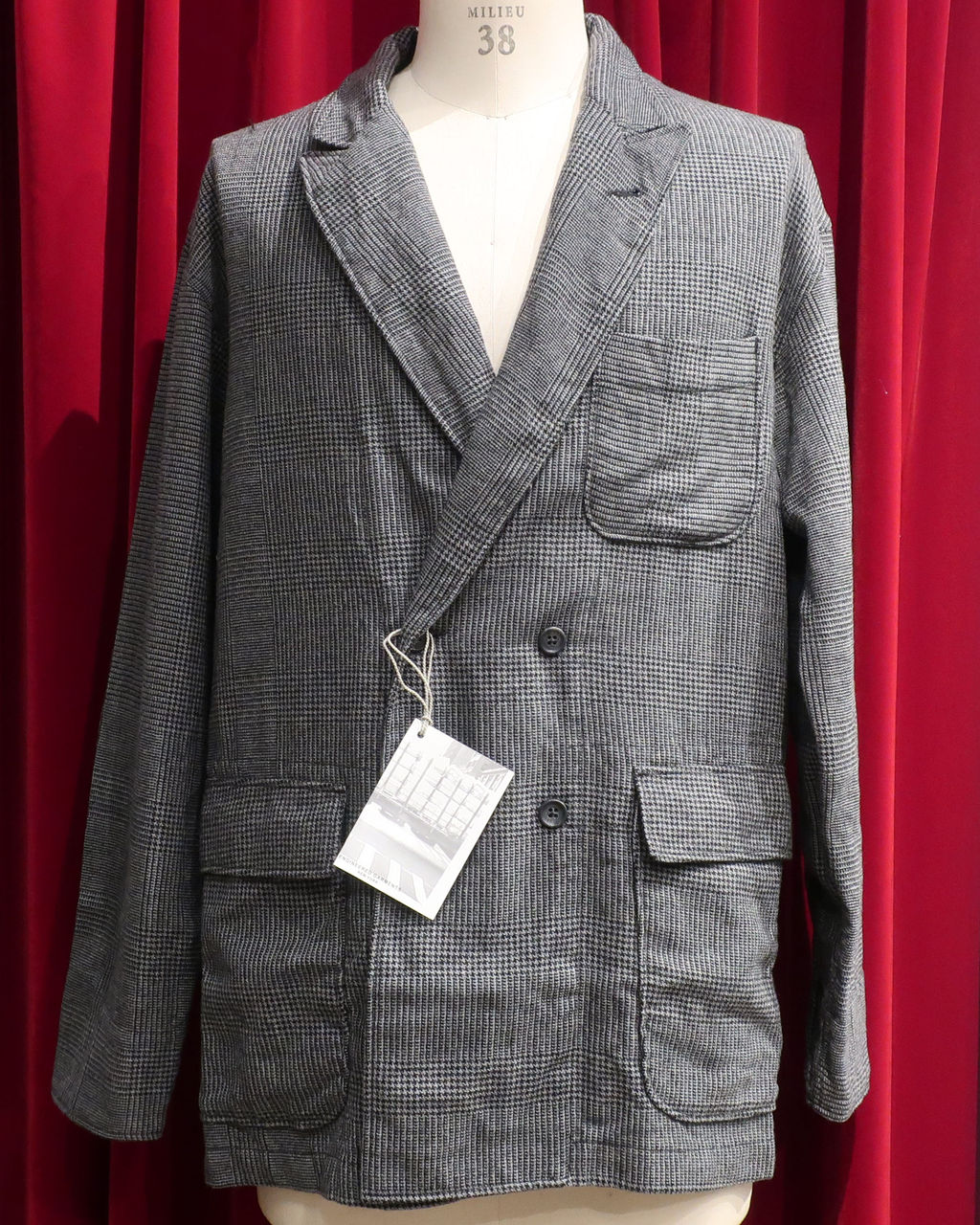 物欲オールナイト:Engineered Garments - DL Jacket / Glen Plaid Houndsooth ...