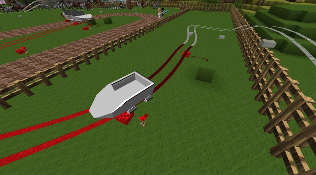 MineCraftチラシの裏 : ジェットコースターMOD(ExRollerCoaster)の紹介！