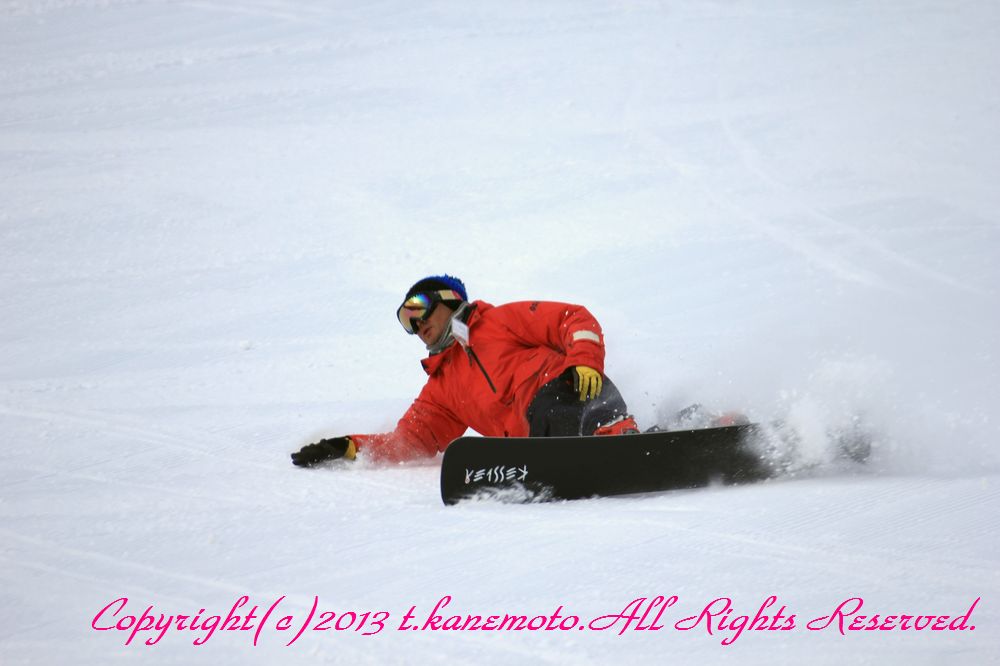 大佐スノーボードゲート練習blog