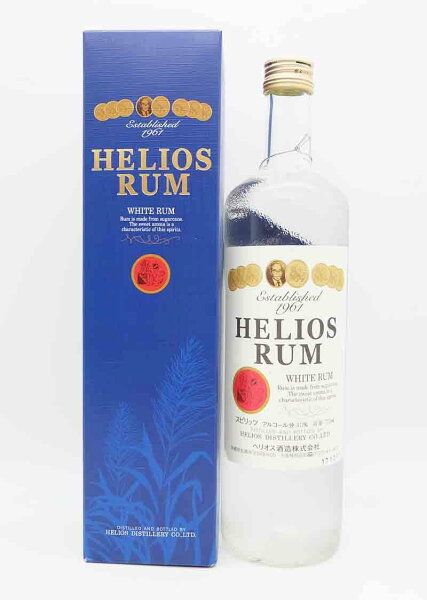 【ヘリオス酒造】沖縄産ラム HELIOS RUM ヘリオスラム WHITE RUM 40度 720ml お酒 酒 スピリッツ 高級 原酒 蒸留 ...