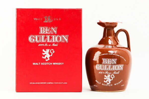 BEN GULLION ベングリオン 18年 100% ピュア モルト スコッチ ウイスキー 750ml 43% 従価表記 陶器ボトル ...