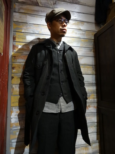 New! FREEWHEELERS ”Orville” OVERCOAT : OLD STAND New! FREEWHEELERS ”Orville” OVERCOAT : OLD STAND