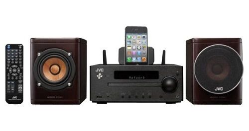JVC EX-N5 Wi-Fiにも対応したウッドコーンコンポ