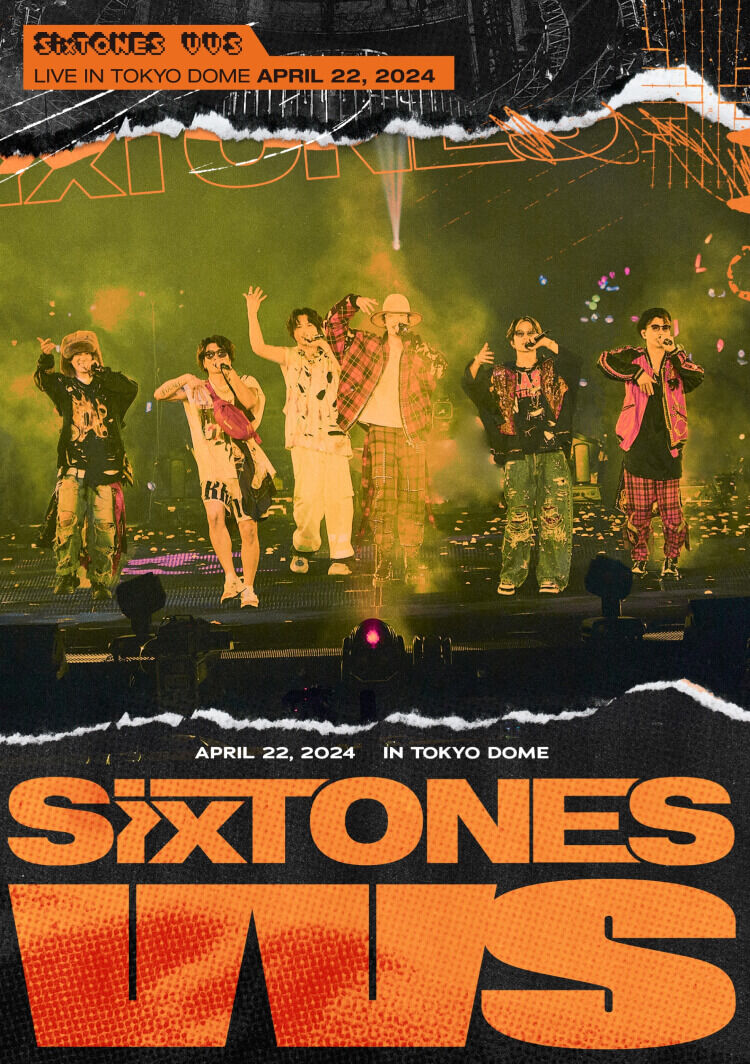 SixTONES初となる360度ステージで、全方向に魅力を発散！『SixTONES／VVS』BD・DVD 2024/10/16発売 : DVD、それがいつかお宝になる
