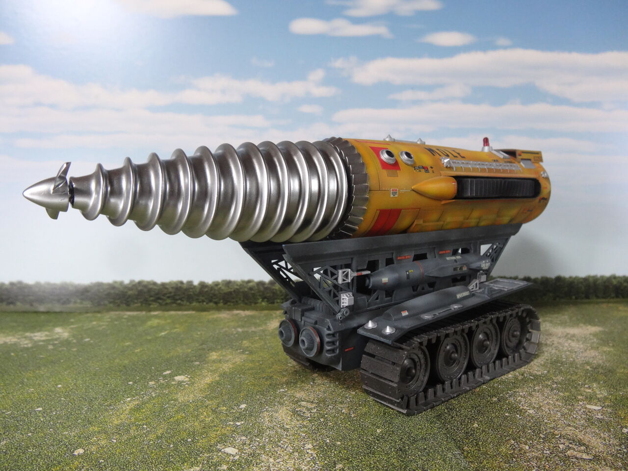 ジェットモグラ2番機 1／72モデル製作記 : ミドリ科学商店～1960年代ノスタルジック模型製作記～