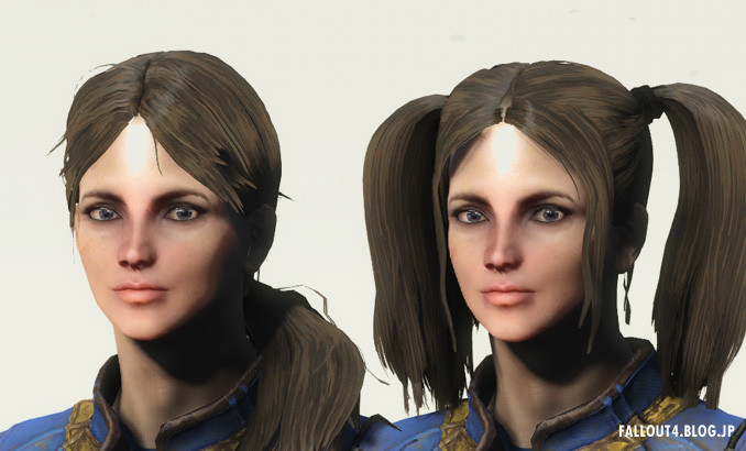 Fallout4⚡情報局：Ponytail Hairstyles v2.5