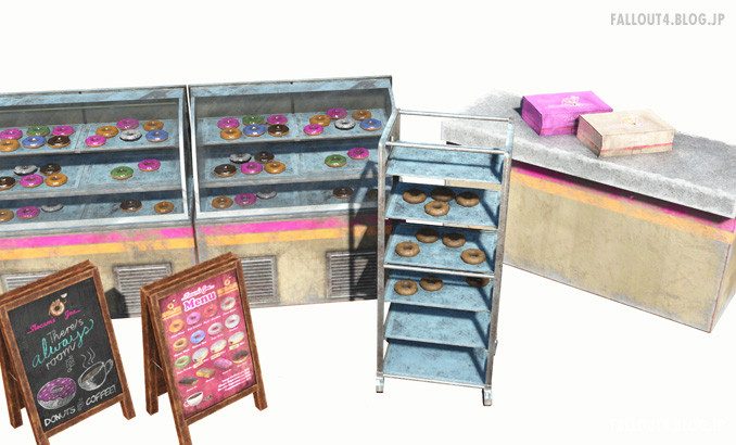 Fallout4⚡情報局：【Creation Club】Coffee and Donuts Workshop Pack