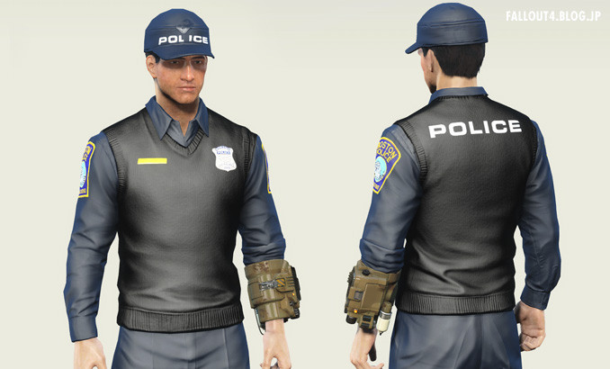 Fallout4⚡情報局：Boston police uniform pack standalone