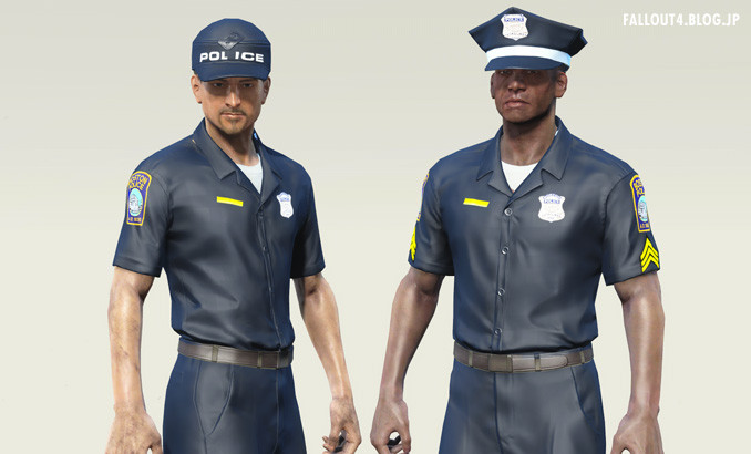 Fallout4⚡情報局：Boston police uniform pack standalone