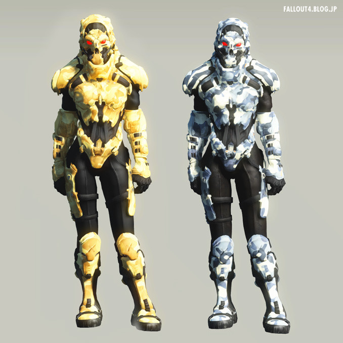 Fallout4⚡情報局：Institute Specter and Banshee Armor Outfit