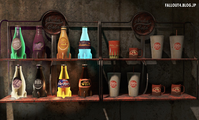 Fallout4⚡情報局：Nuka-Cola and Vim Display Racks