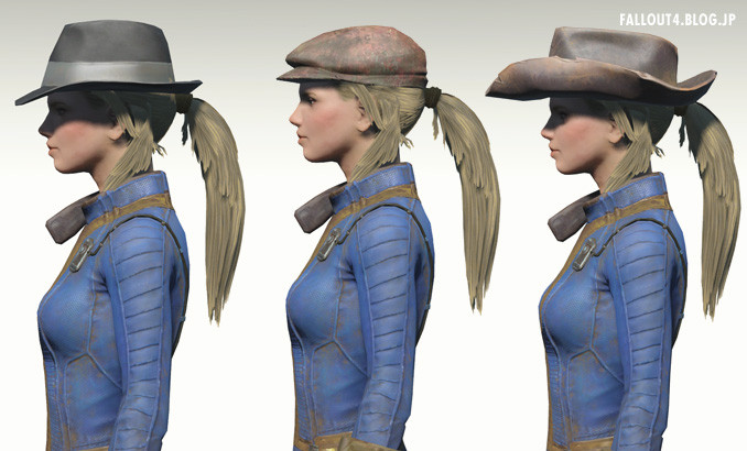 Fallout4⚡情報局：Ponytail Hairstyles v2.5