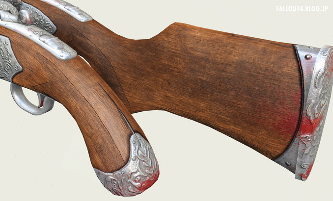 Fallout4⚡情報局：Double Barrel Shotgun - Antique Retexture