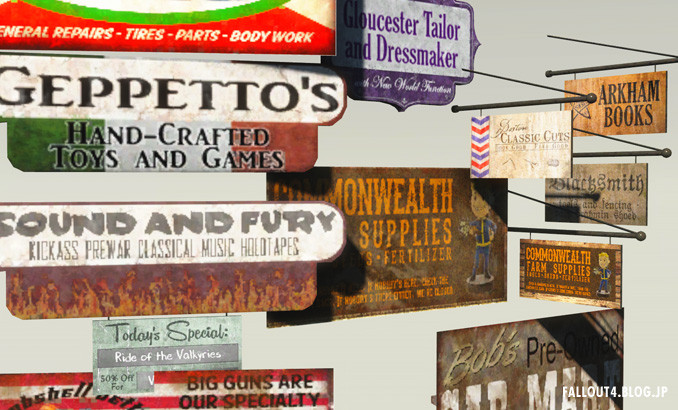 Fallout4⚡情報局：Gruffydd's Signs and Posters v3.7b