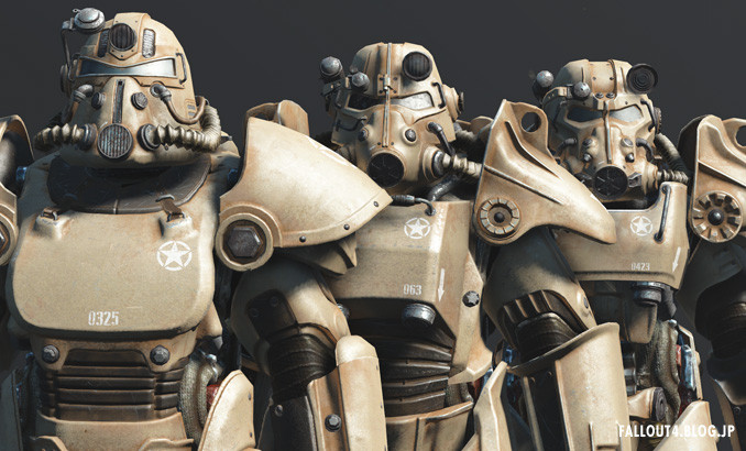 Fallout4⚡情報局：Military Tan Paint for All Power Armors