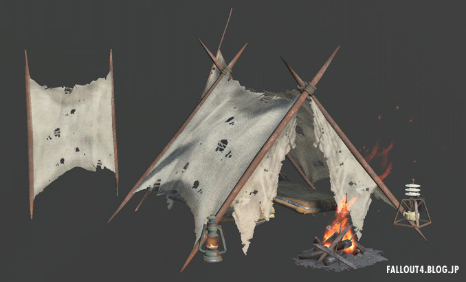 Fallout4⚡情報局：Campsite ウェイストランド・キャンピング・システムMOD