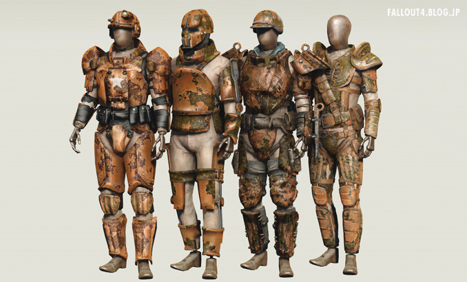 Fallout4⚡情報局：Gunmetal Armor Skins