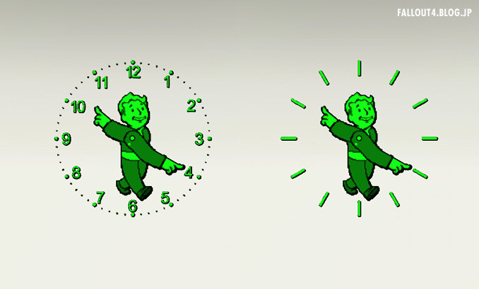 Fallout4⚡情報局：Vault Time - HUD Clock