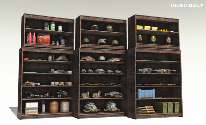 Fallout4⚡情報局：Workshop Decorated Bookcase Doors