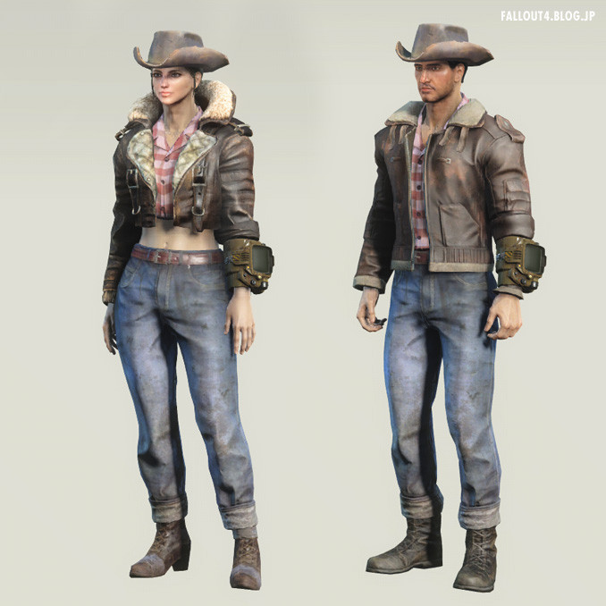 Fallout4⚡情報局：Cowboys and Cowgirls Outfit Pack