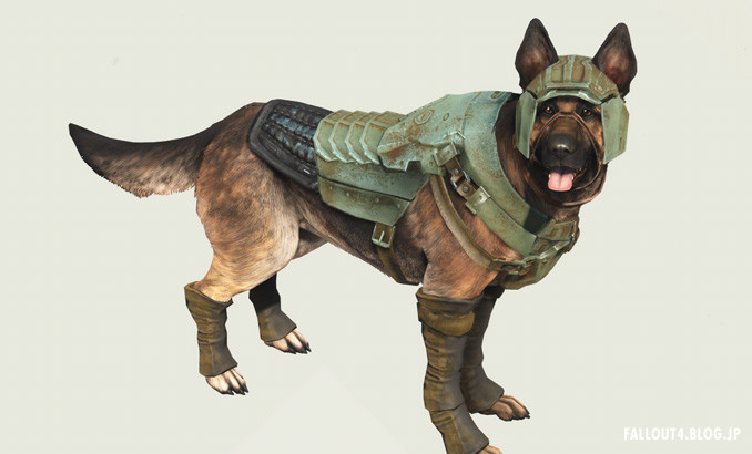 Fallout4⚡情報局：DogMeat and Strong Armor by TMMT