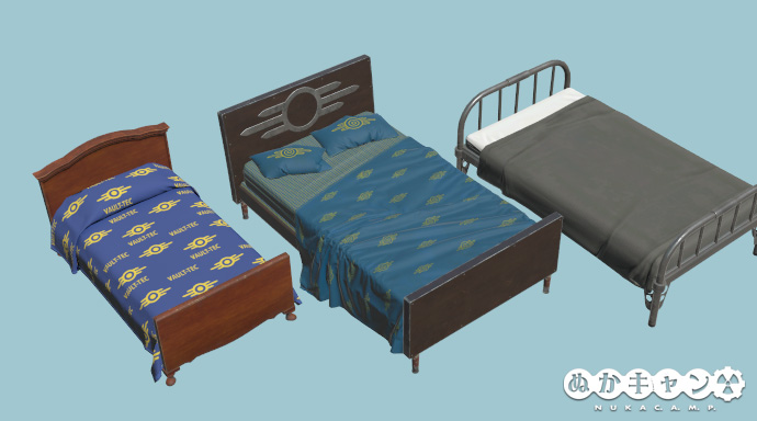 Vault-Tecのベッド｜ぬかキャン：Fallout 76 サバイバルガイド