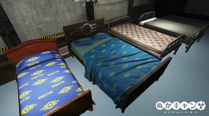 Vault-Tecのベッド｜ぬかキャン：Fallout 76 サバイバルガイド