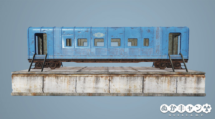 Vault-Tecの列車車両｜ぬかキャン：Fallout 76 サバイバルガイド