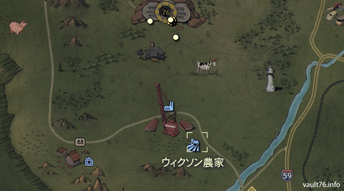 ウィクソン農家（Wixon homestead）｜ぬかキャン：Fallout 76 サバイバルガイド