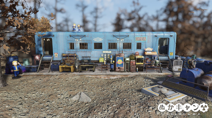 Vault-Tecの列車車両｜ぬかキャン：Fallout 76 サバイバルガイド